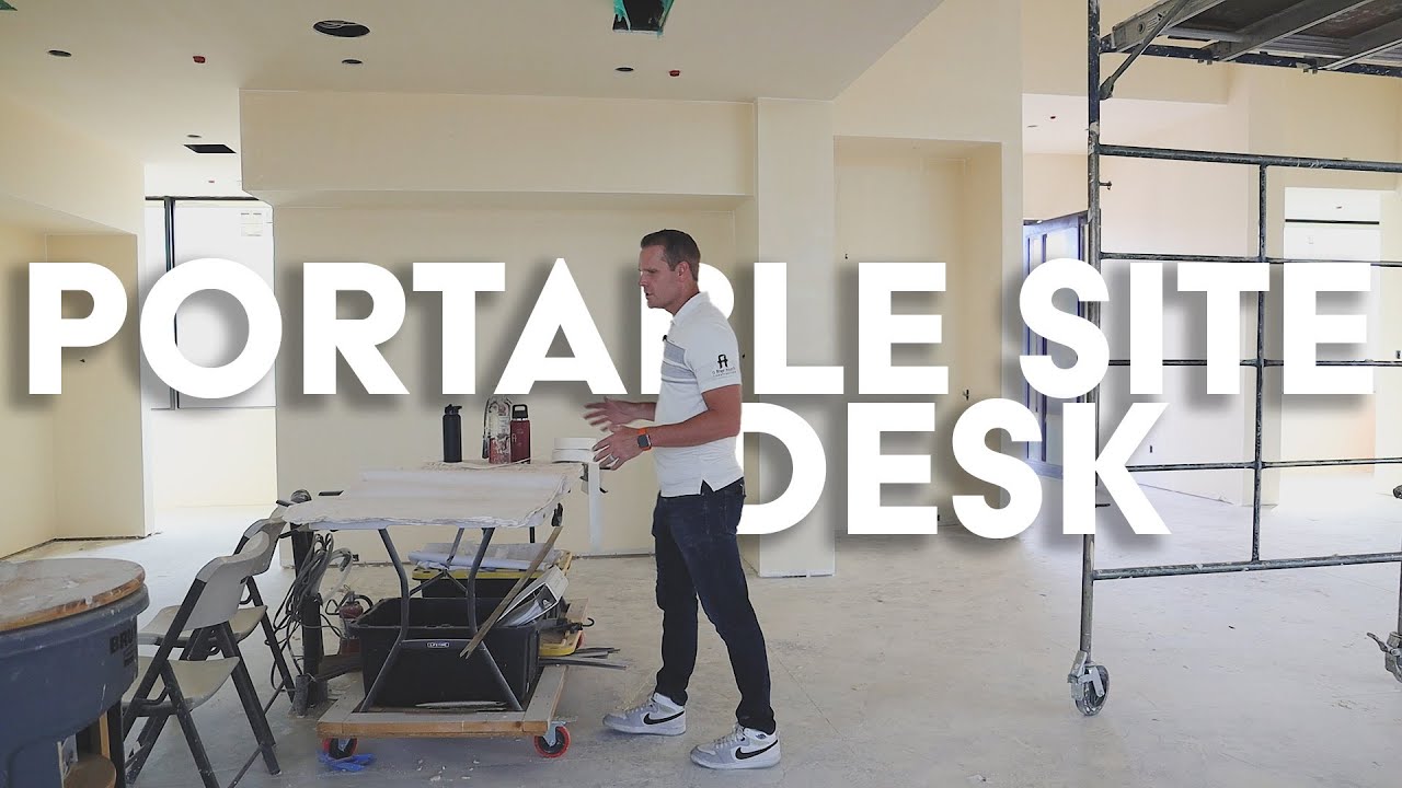 The Portable Site Desk | AFT Construction - YouTube