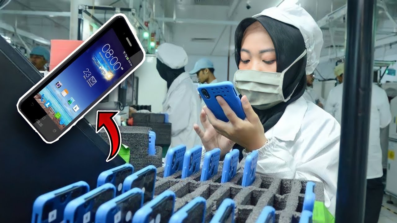 How Smart Phone Are Made In Factory | Mobile Manufacturing Process In ...