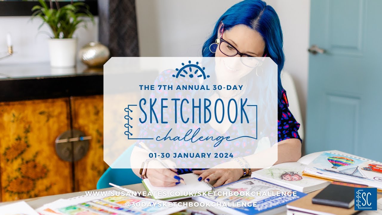 The 30-Day Sketchbook Challenge is back on 01 Jan 2024 - YouTube