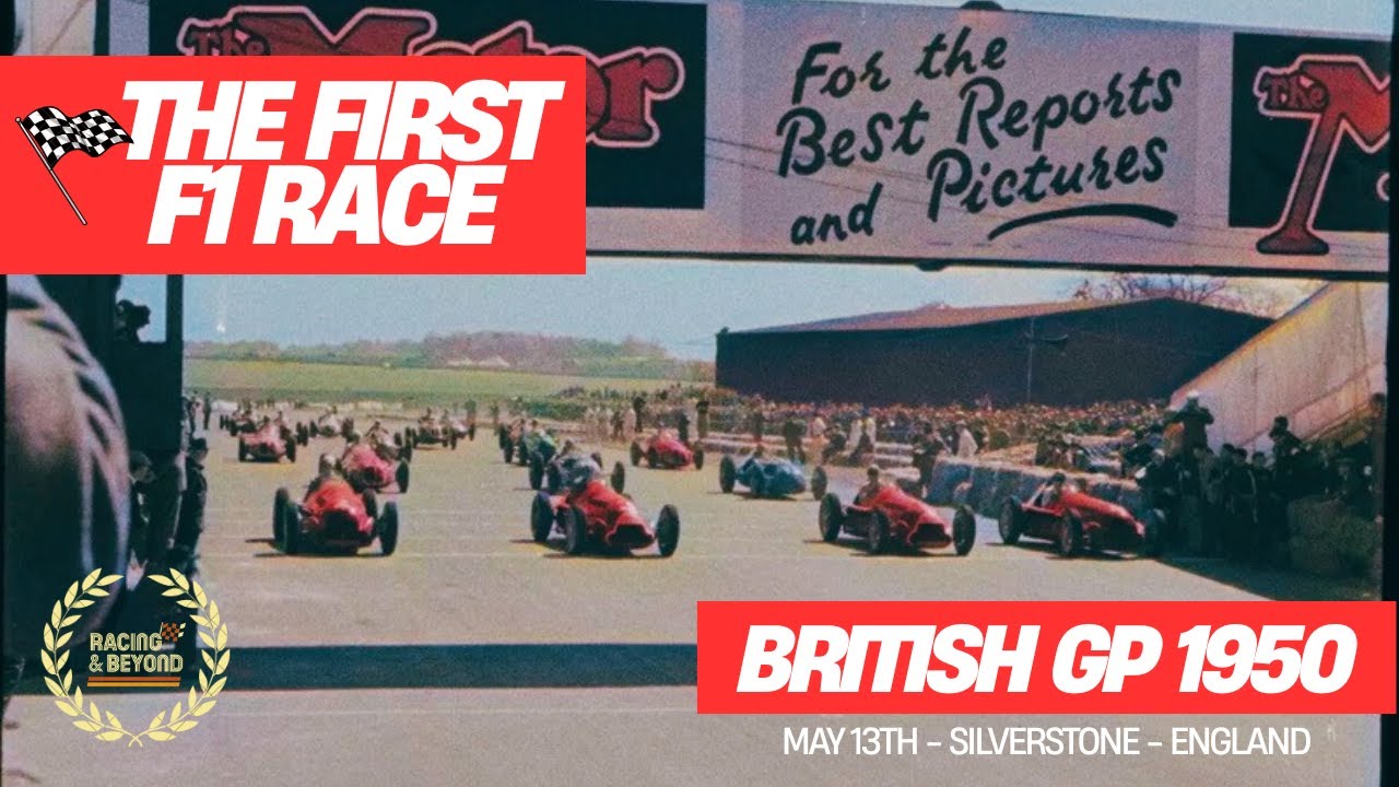 Formula 1 1950 British GP | The First F1 Race | Silverstone - YouTube