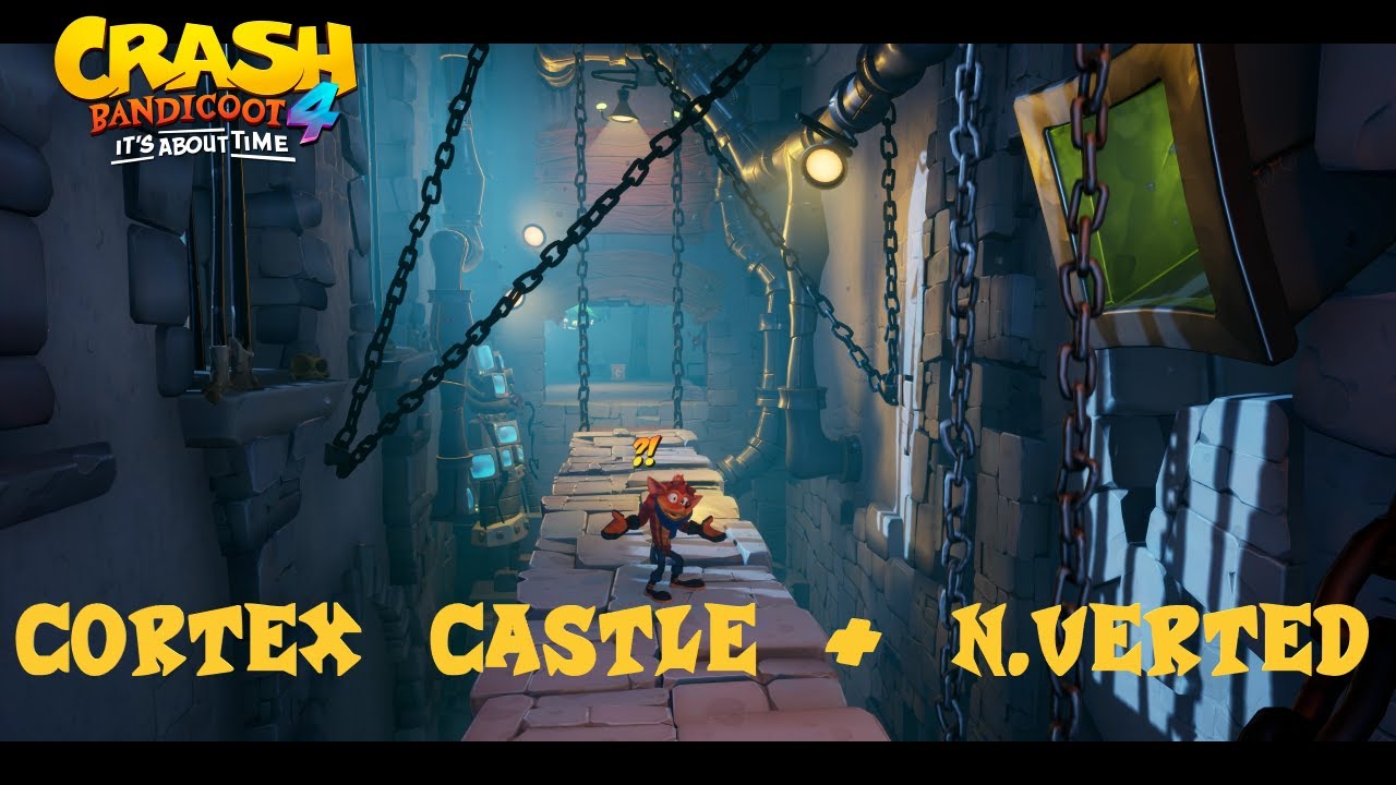 Crash Bandicoot 4: Cortex Castle + N.Verted (All Boxes/Gems) No Deaths ...