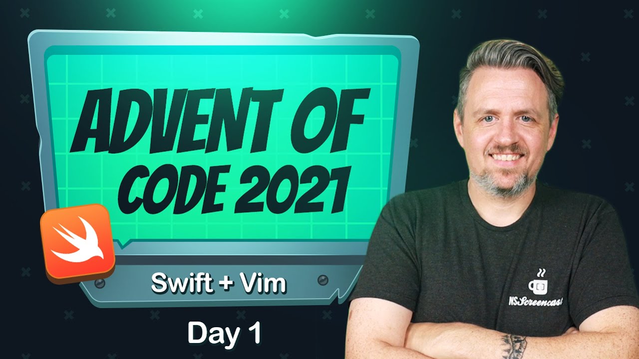 Day 1 • Advent of Code 2021 using SWIFT + VIM! - YouTube