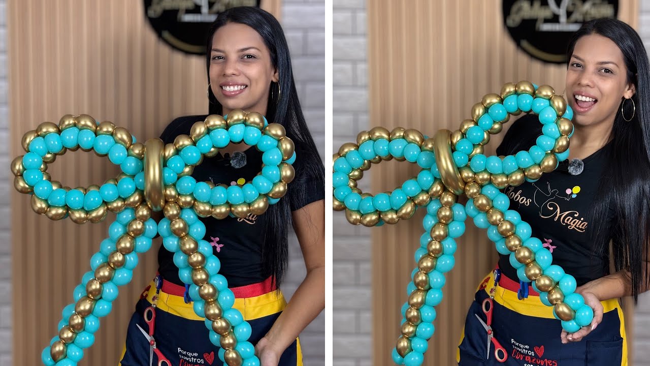 Cómo hacer un Lazo con Globos - Decoración con Globos - balloon ...
