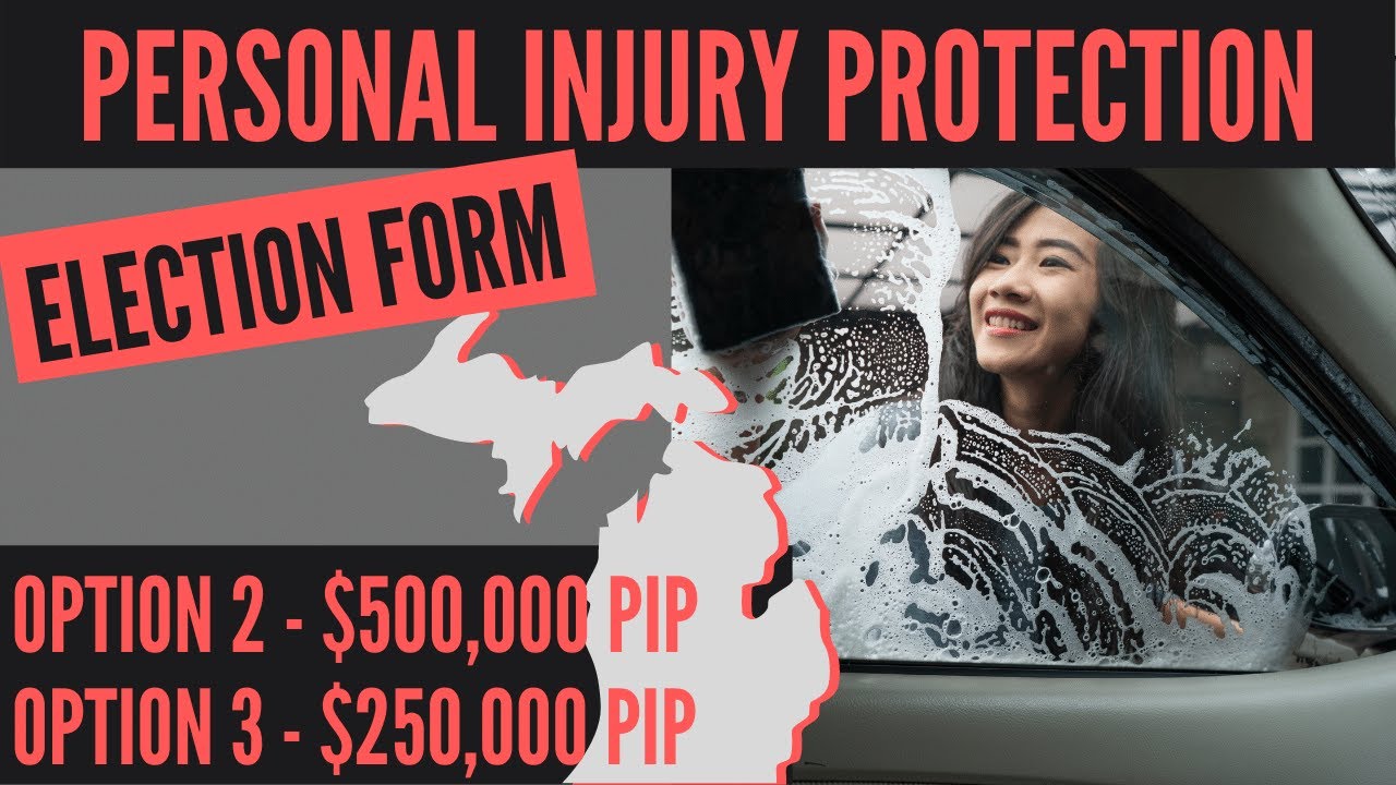 Auto Insurance PIP Form — Option 2 ($500k) + Option 3 ($250k) - YouTube