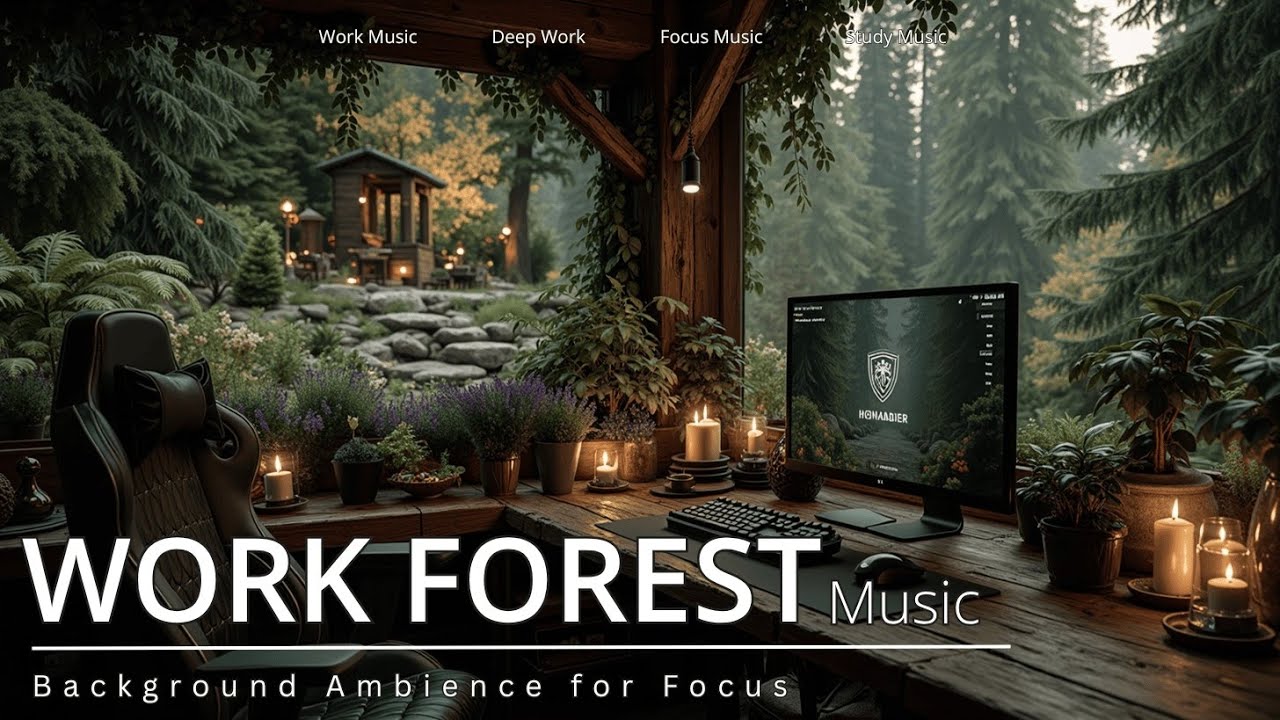 Concentration Music Deep Work Forest Vibes ~ Classical Instrumental ...