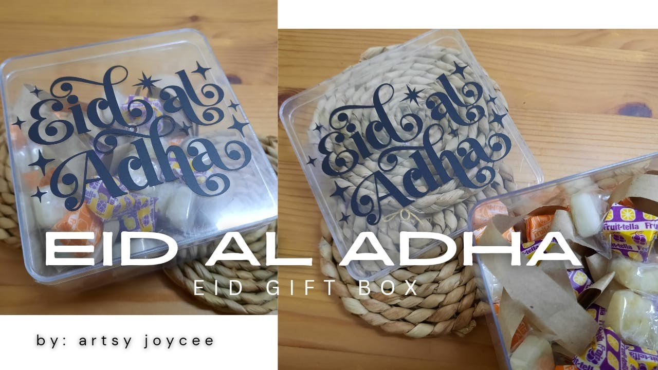 SIMPLE EID AL ADHA GIFT BOX * ACRYLIC GIFT BOX * ARTSY JOYCEE - YouTube