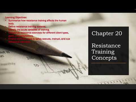 Chapter 20 - Resistance Training Concepts | NASM CPT - YouTube