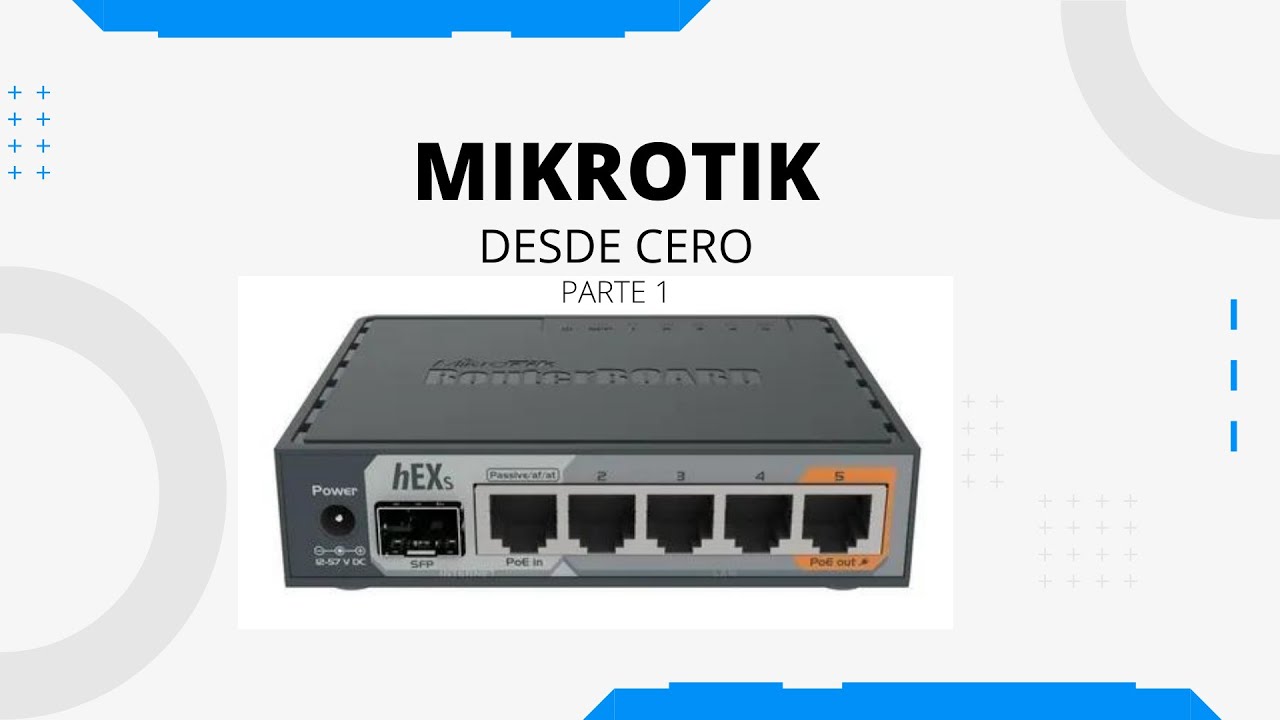 Configurar MIKROTIK DESDE CERO PARTE 1 - YouTube