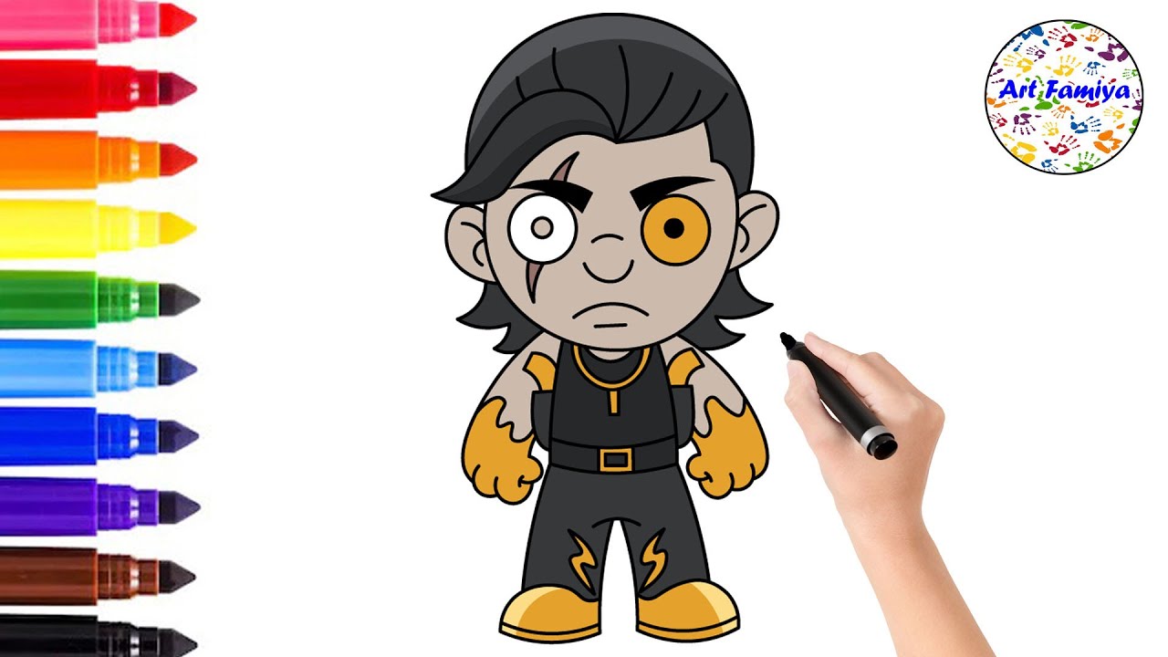 How to Draw Outlaw Midas | Fortnite Lawless - YouTube