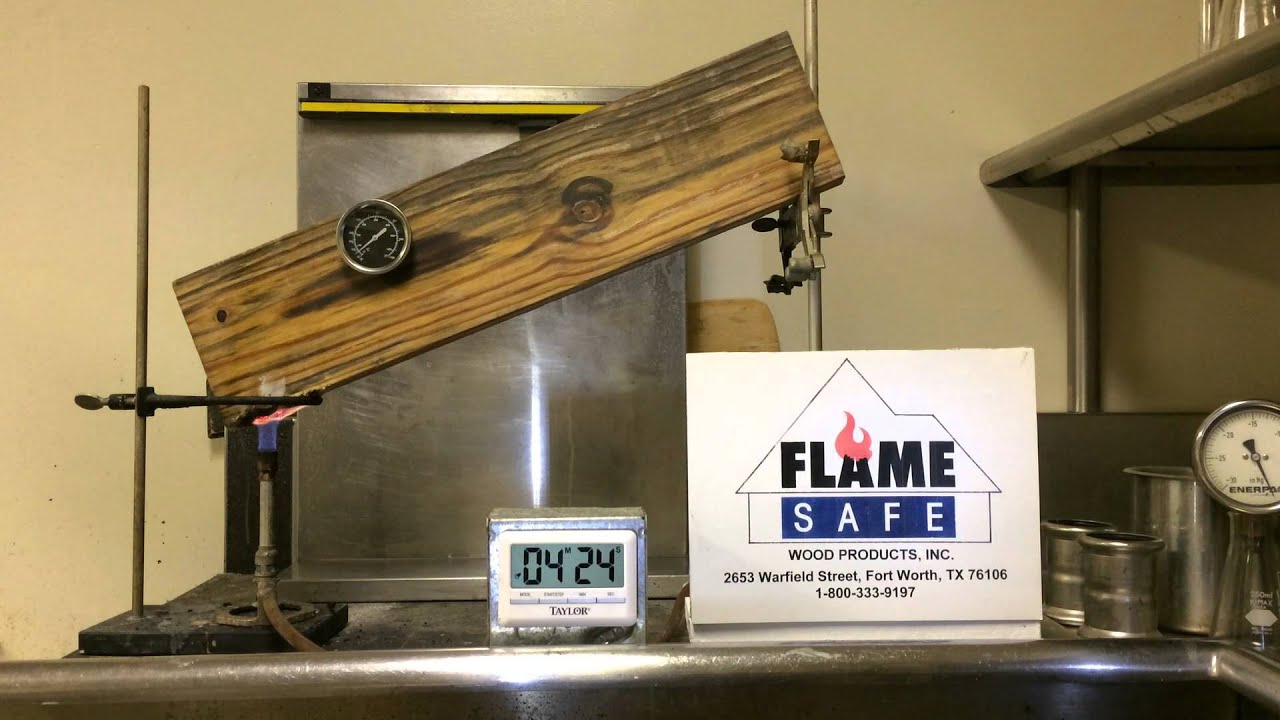 Exterior Fire Retardant Treated Wood Part 1 1-800-333-9197 Flame Safe ...