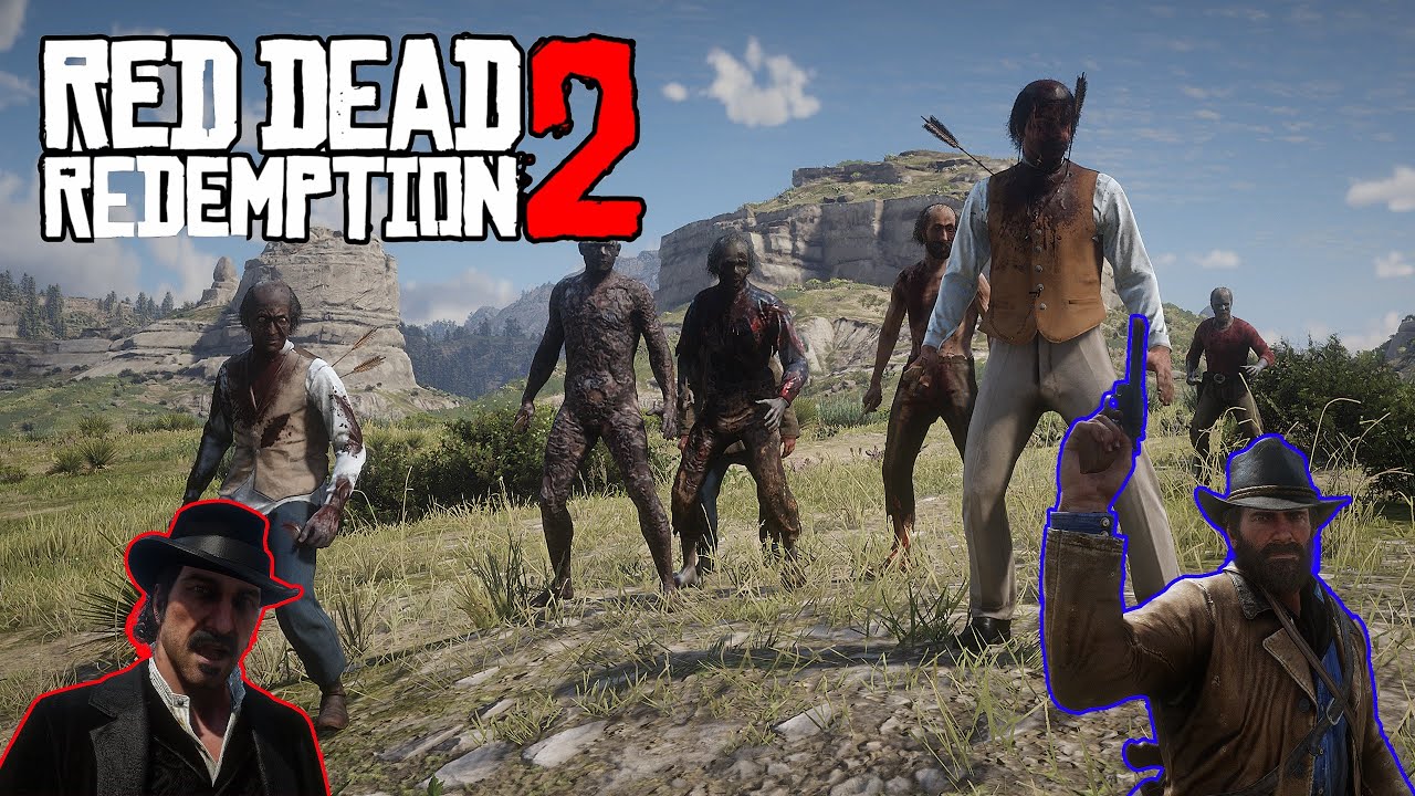 RDR2 Gang's Reaction To Zombie Attack | (Undead Nightmare) - YouTube
