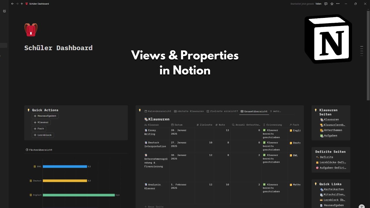 Views & Properties in Notion - YouTube