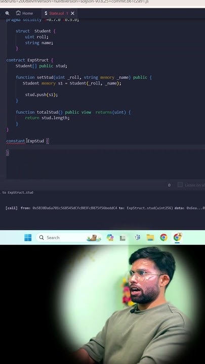 Solidity | Structure In Solidity | Learn Solidity #solidity #web3 #web3development # ...