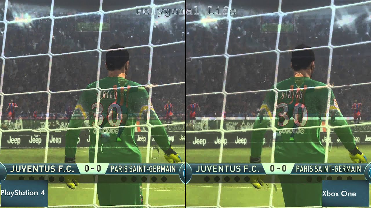 PES 2015 - Graphics Comparison - PS4 vs Xbox One [Screenshot Comparison ...