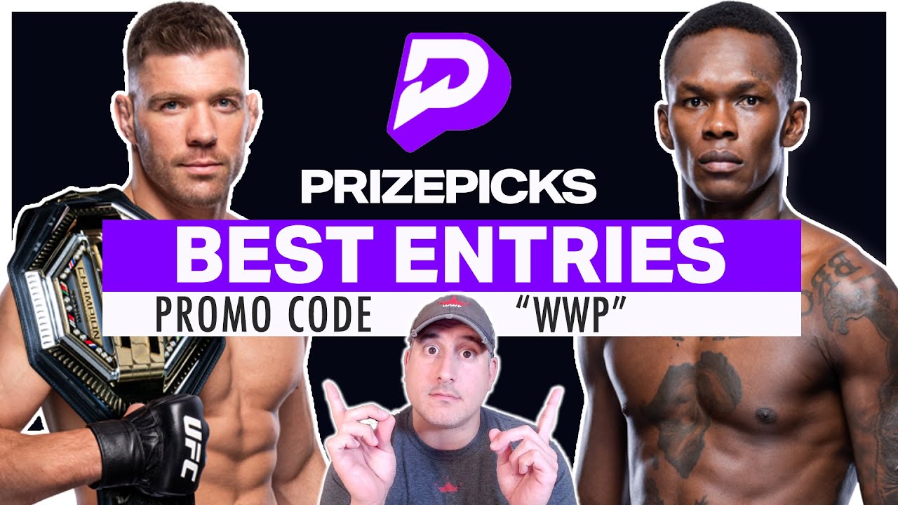 PRIZEPICKS Entry for UFC 305: Du Plessis vs. Adesanya - YouTube
