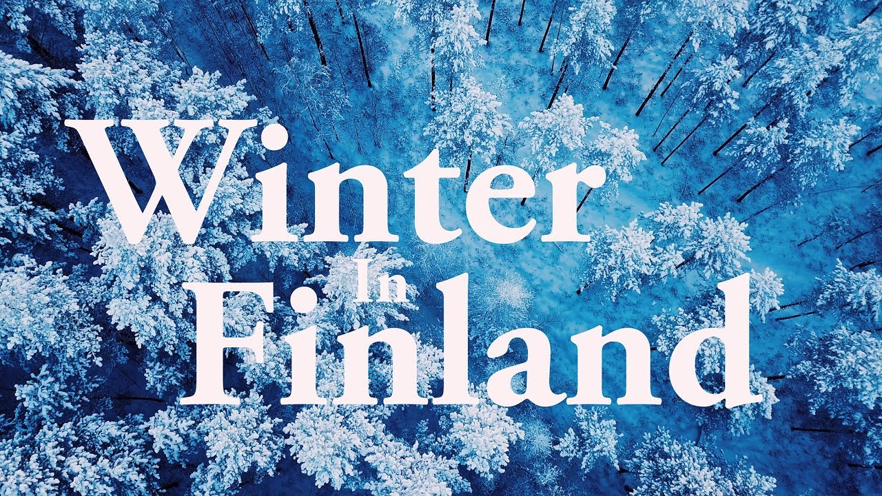 Flying over Finland 4K: Snowy Winter - Suomen Talvi ilmasta - YouTube