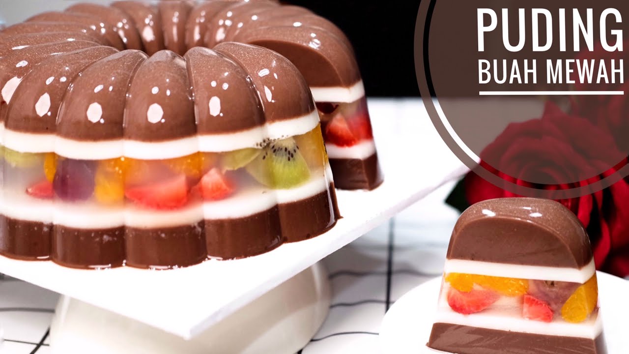 Rahasia Puding Lapis ‼️ mudah dan menyenangkan se mewah ini - YouTube