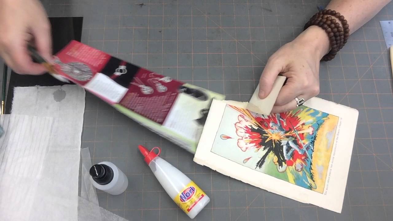 How to Repair a Torn Page in a Book Without Using Tape - YouTube