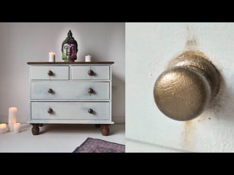 Painting Furniture White l Chalk Paint, Texture, Black Patina, Bronze ...
