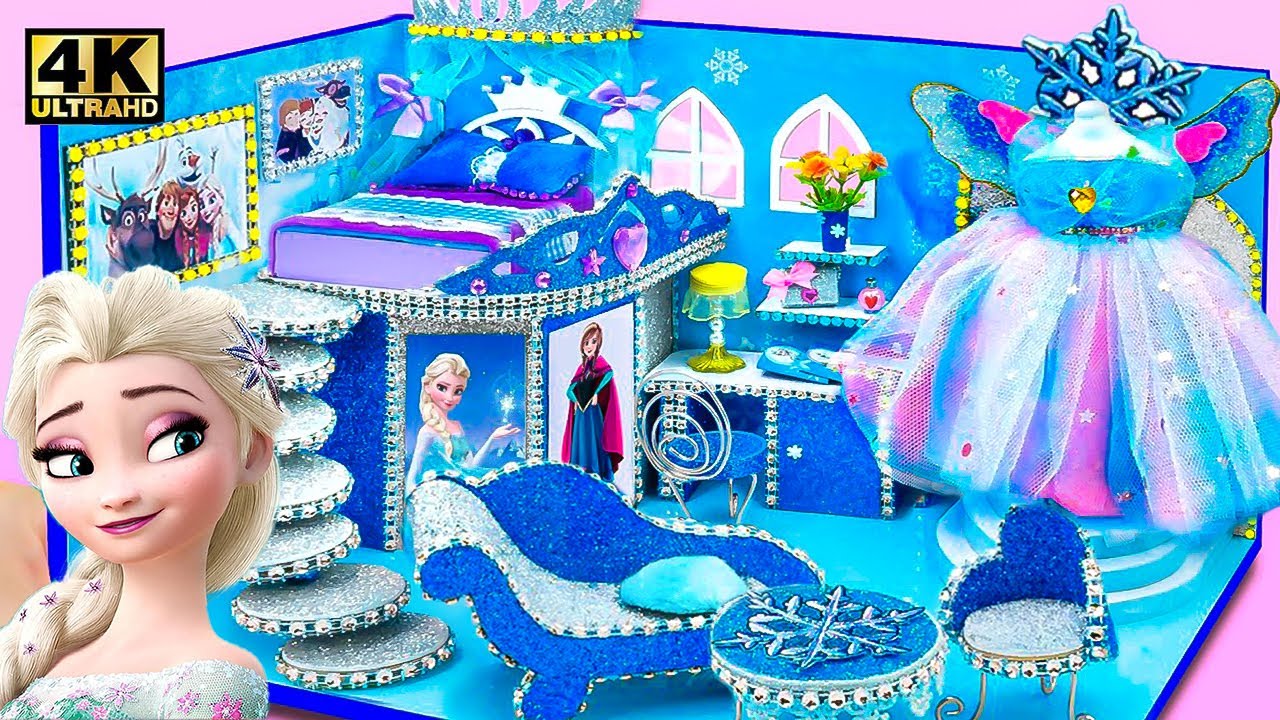 20 Days Building Amazing Miniature Room For Princess ELSA ️ DIY ...