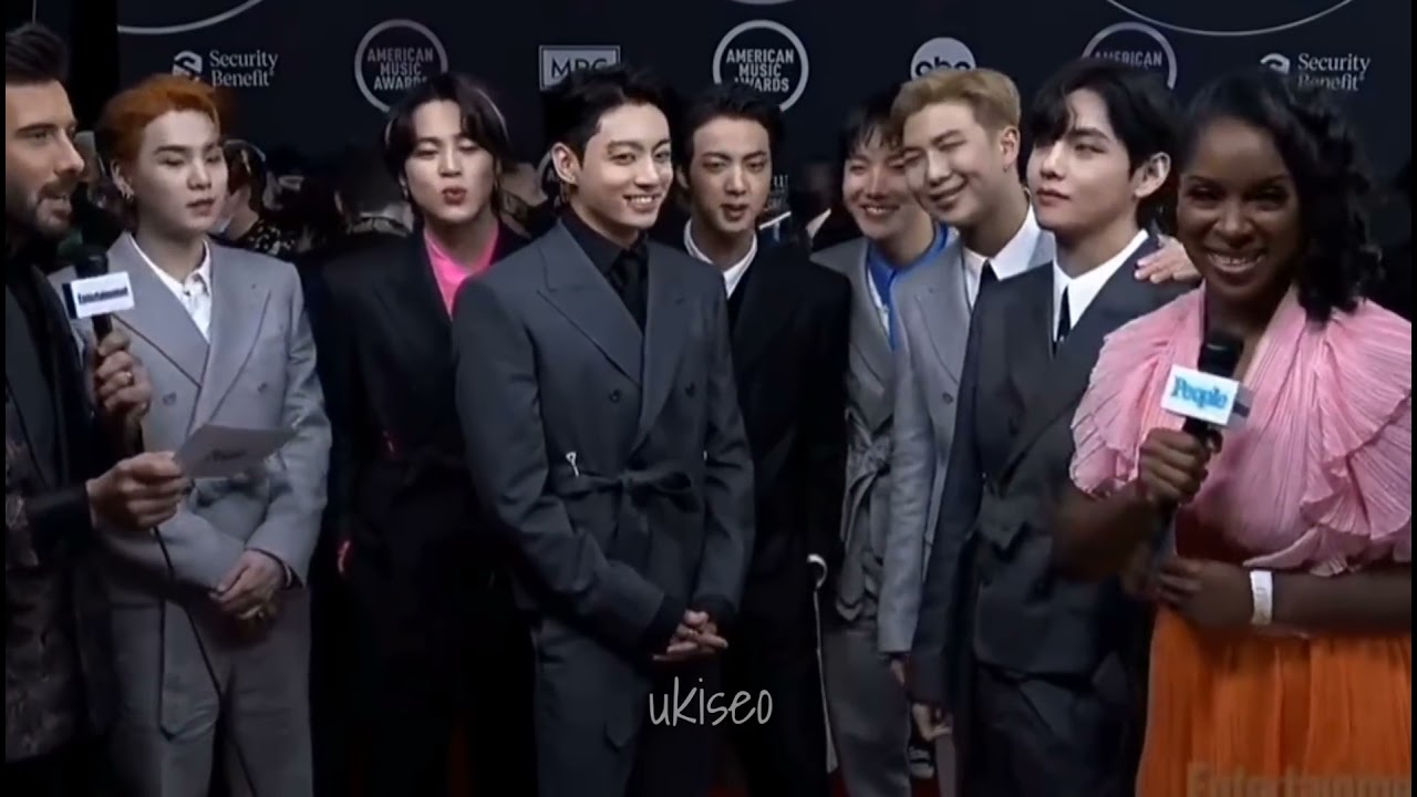 AMA'S 2021 BTS FULL INTERVIEW RED CARPET [AMERICA MUSIC AWARDS] - AMAの ...