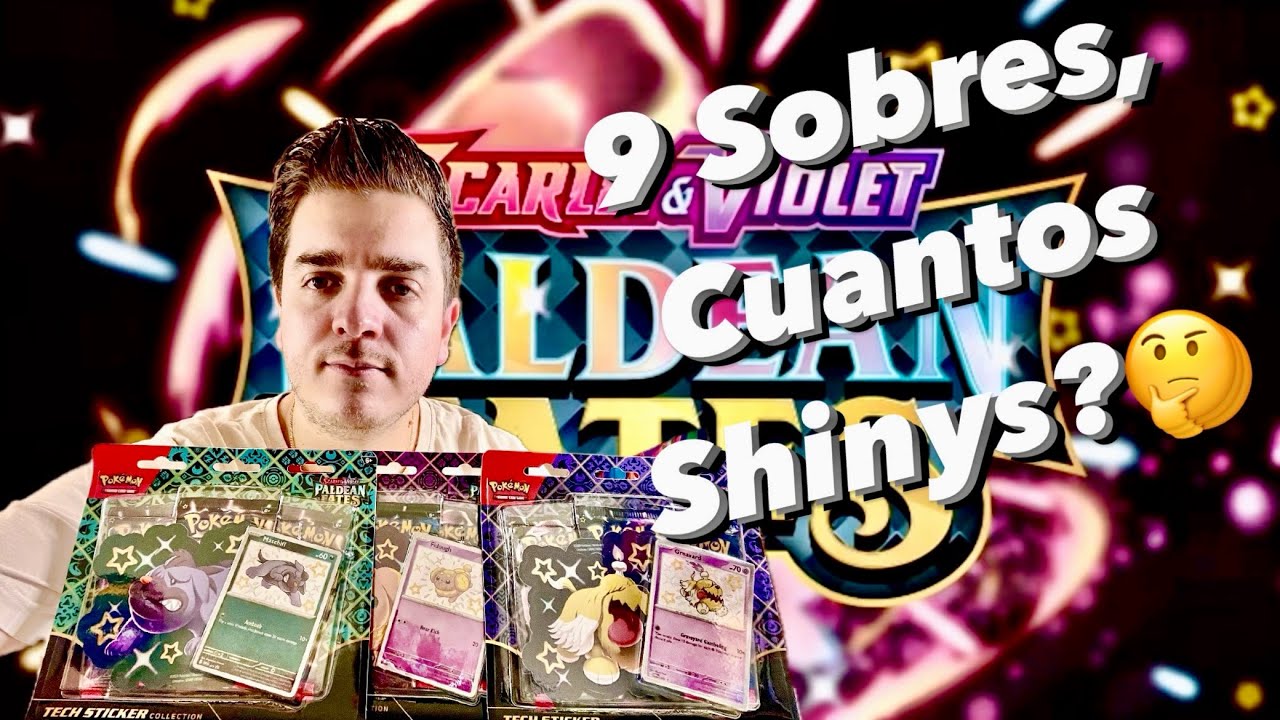 Paldea Fates Tech Sticker Collection, que trae y que shinys nos salio ...