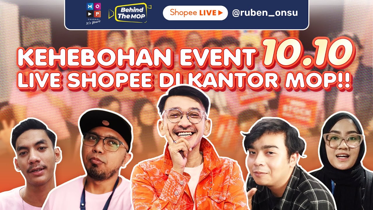 KESERUAN EVENT 10.10 DI KANTOR MOP CHANNEL!! | BEHIND THE MOP - YouTube