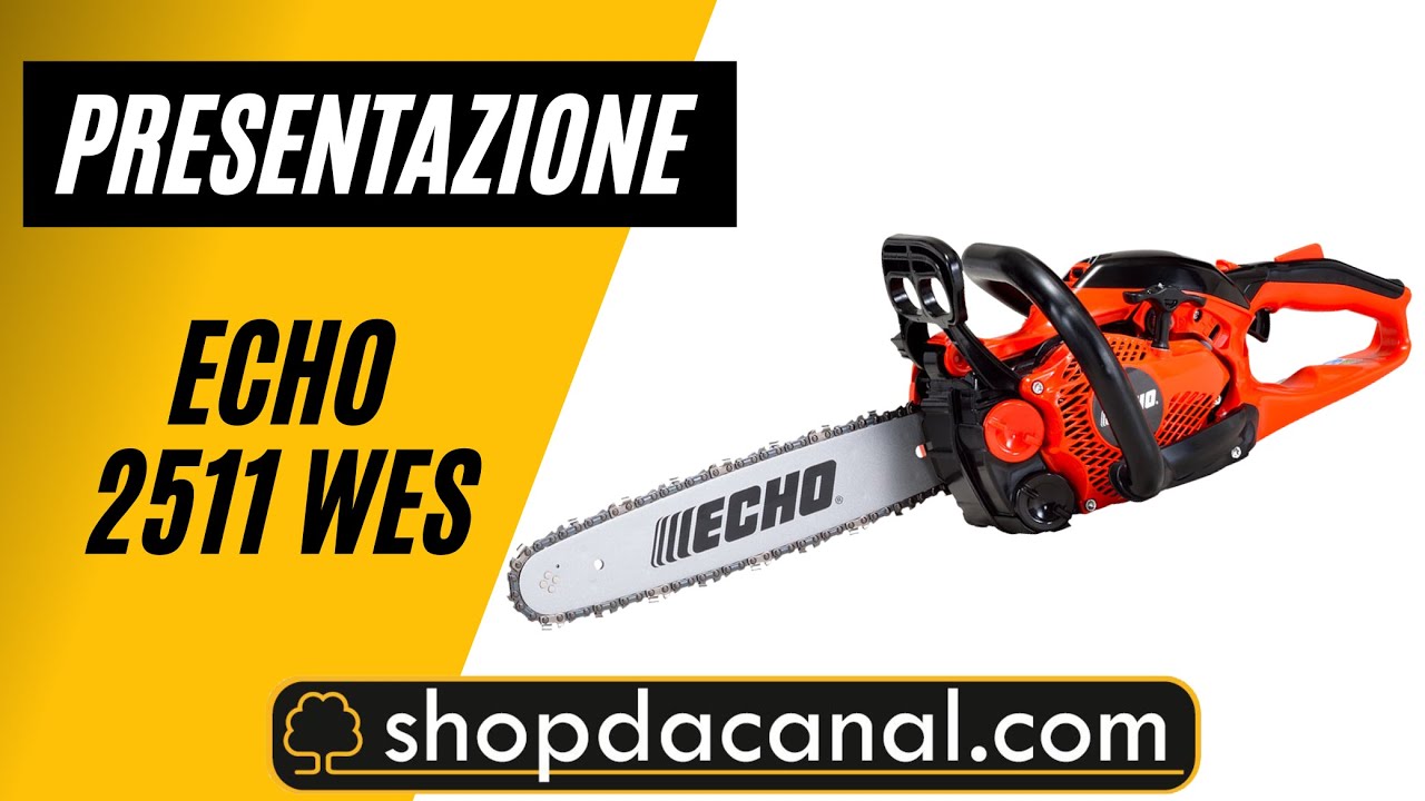 Motosega ECHO CS 2511 WES - YouTube