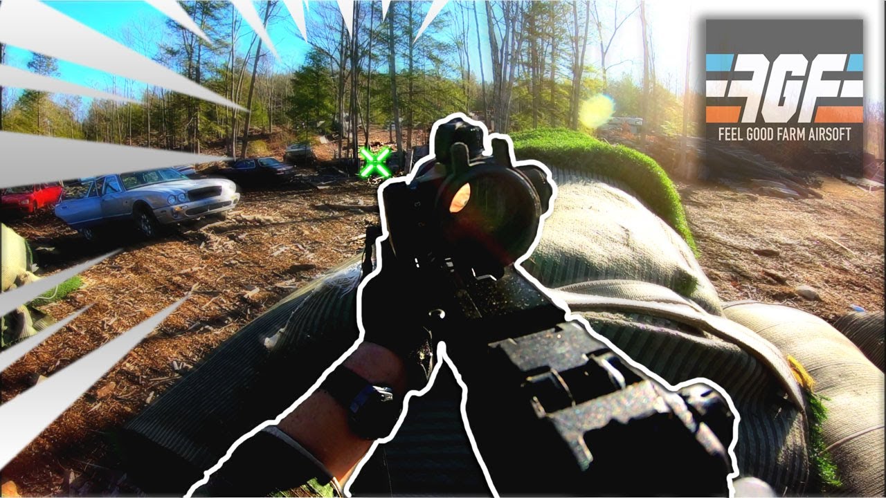 Straight Up The Middle: Feel Good Farm Airsoft Gameplay - YouTube