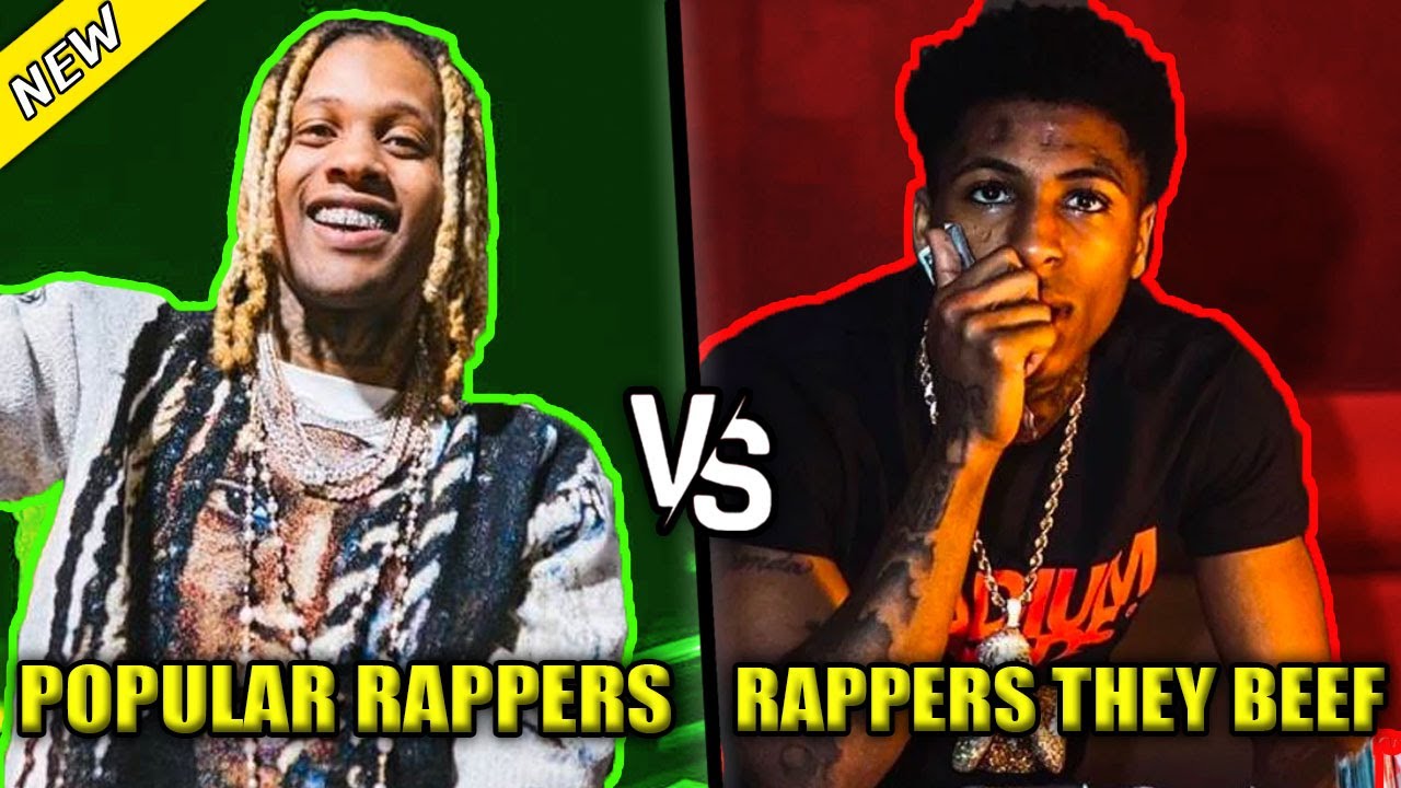 POPULAR RAPPERS VS RAPPERS THEY BEEF 2022 - YouTube