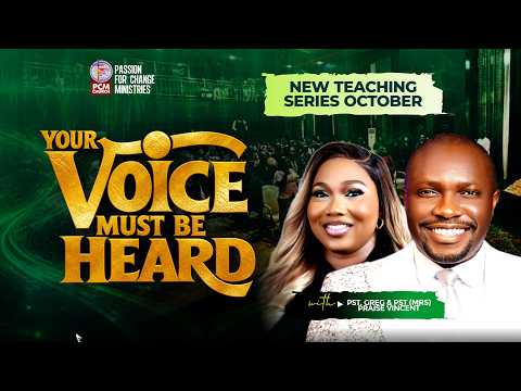 YOUR VOICE MUST BE HEARD  | GLOBAL SUNDAY SERVICE I 4TH OCTOBER 2026 |