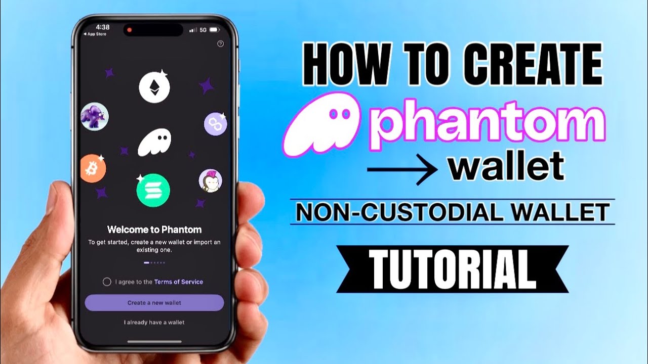 How to create PHANTOM wallet | Non Custodial for Solana Blockchain | App Tutorial - YouTube