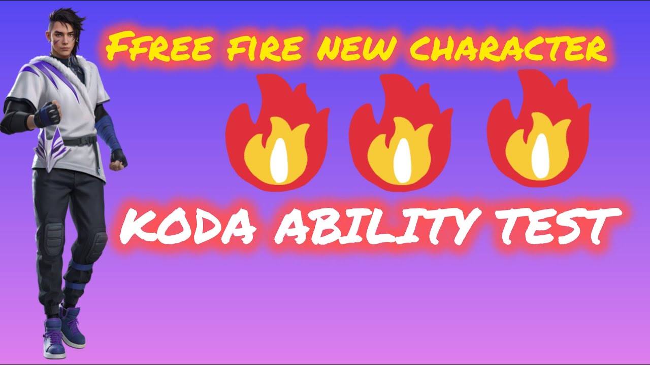 free fire koda character ability test #games #freefire - YouTube