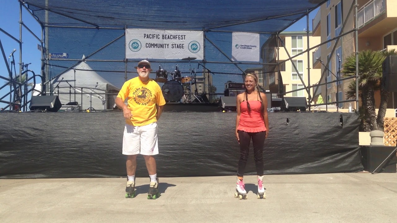 Old School Skaters Doing the "Jam" Skate Dance Routine - YouTube