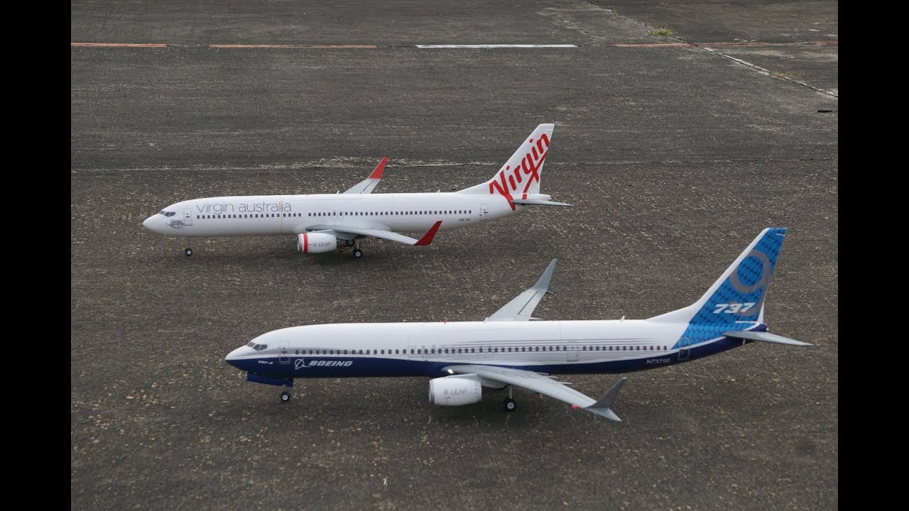 Video 2 - All New 1:30 Boeing 737 Twin 50mm EDF RC Airline - YouTube