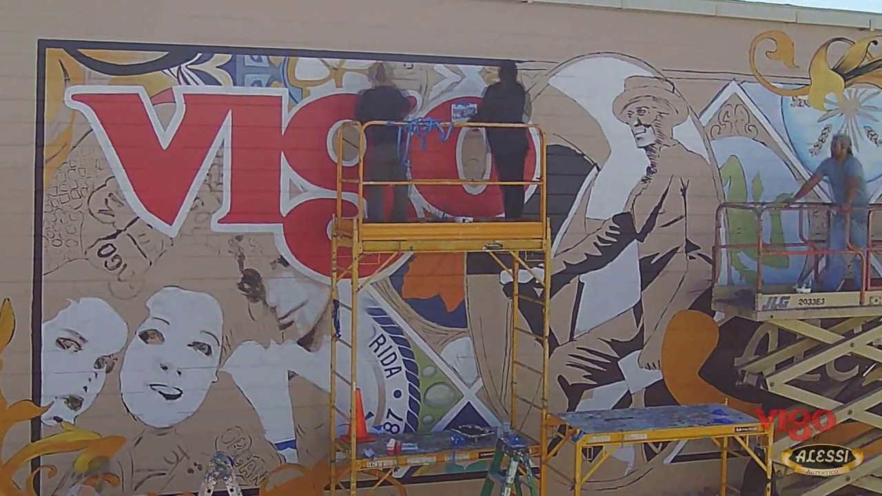 Making the Vigo Importing Company Mural - Timelapse - YouTube