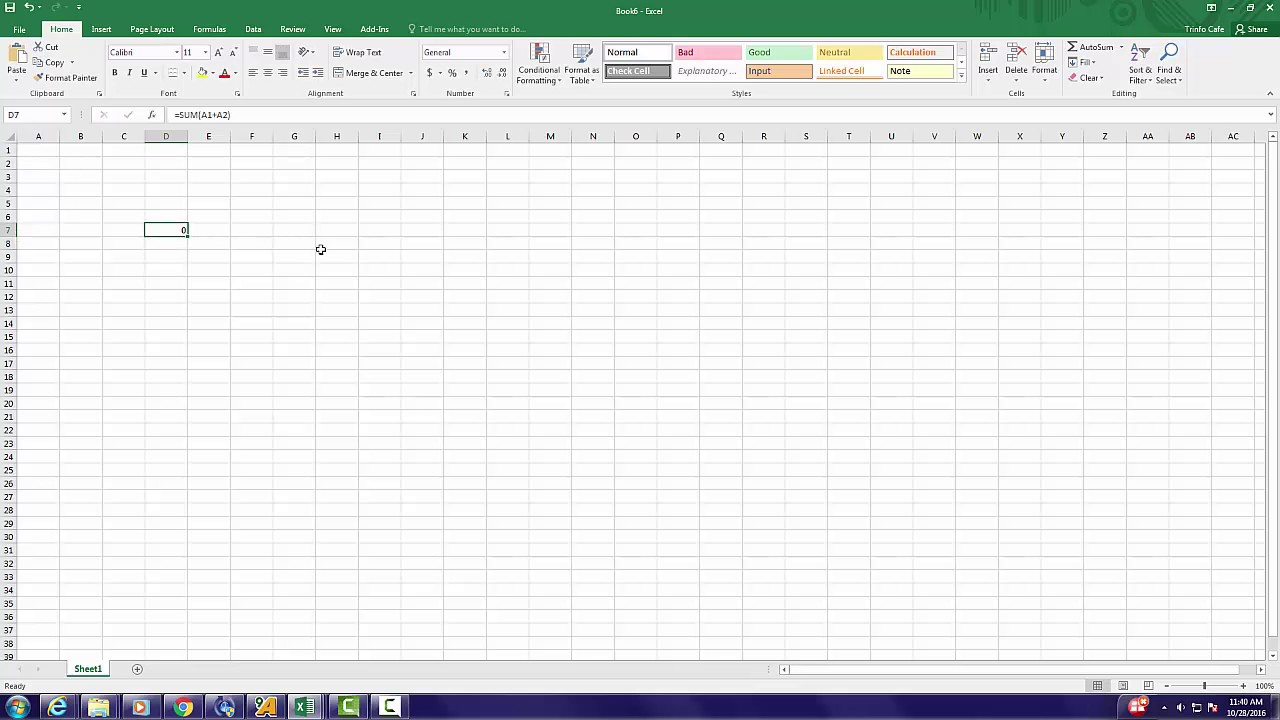 The Excel 2016 Workbook - YouTube
