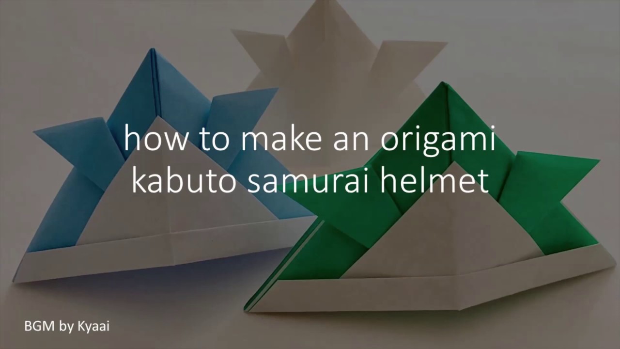 Children’s Day Origami Samurai Hat | Japan Deluxe Tours - YouTube
