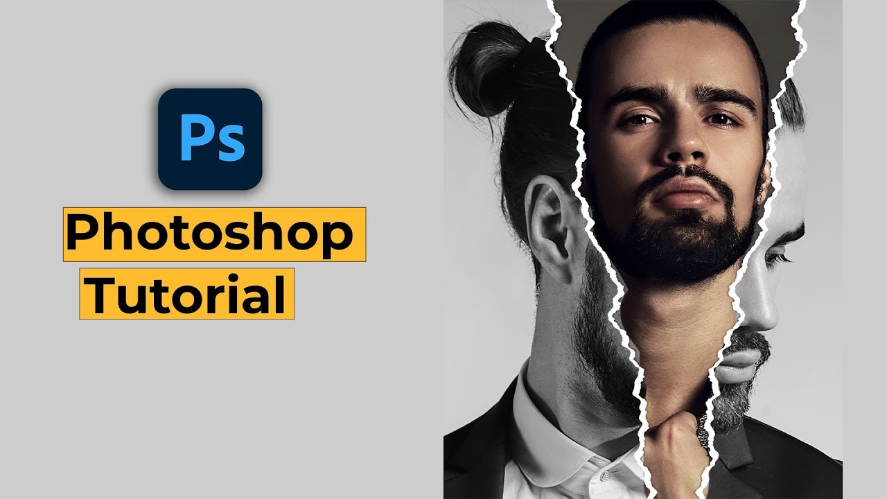 Paper Torn Effect in Photoshop | Photoshop Tutorial - YouTube