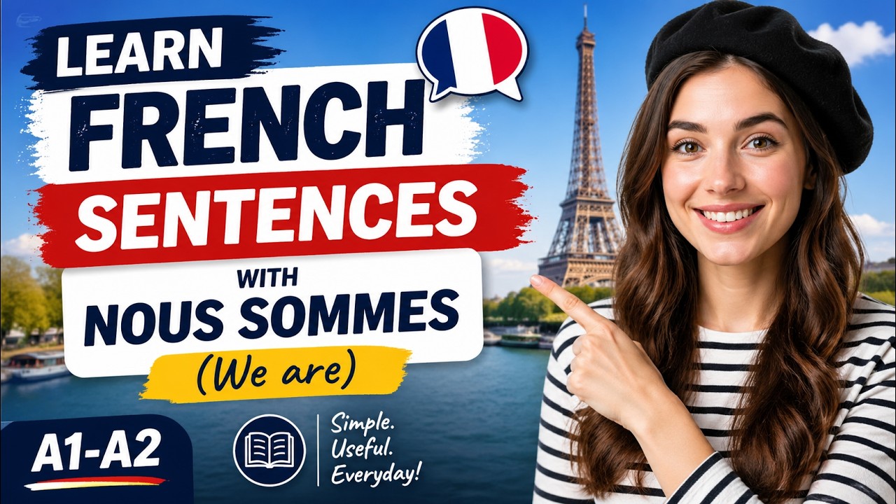Nous sommes... | Learn French Sentences with "We Are" - YouTube