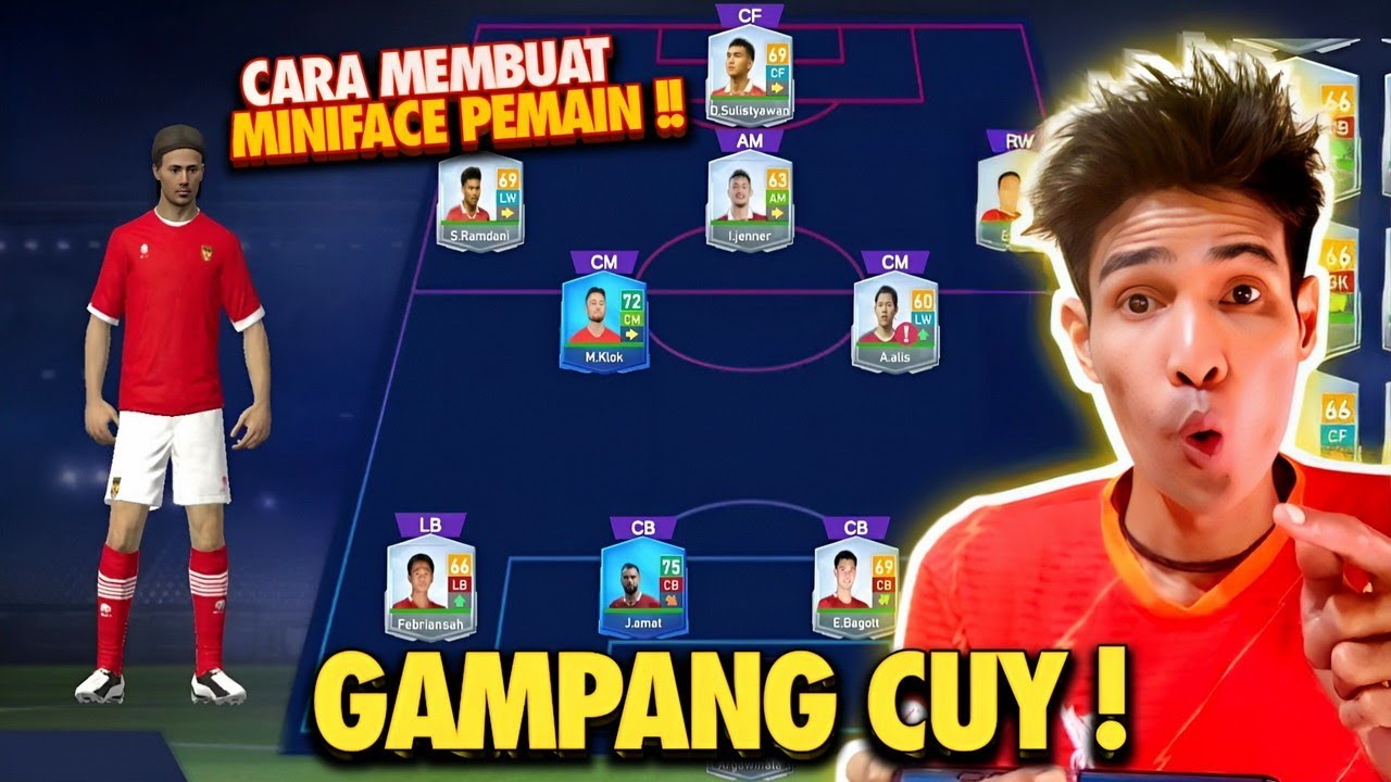 Gampang ! inilah cara Membuat miniface untuk Game Football league 2024 ...