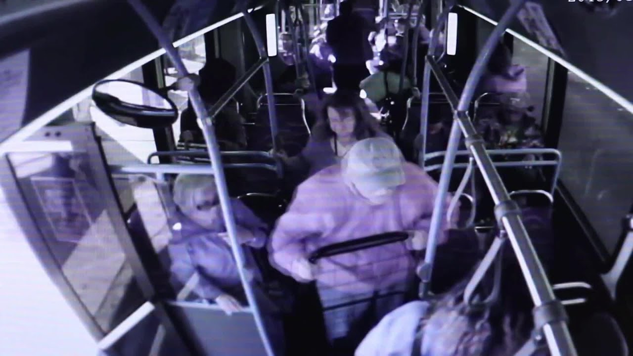 Man pushed off bus - YouTube