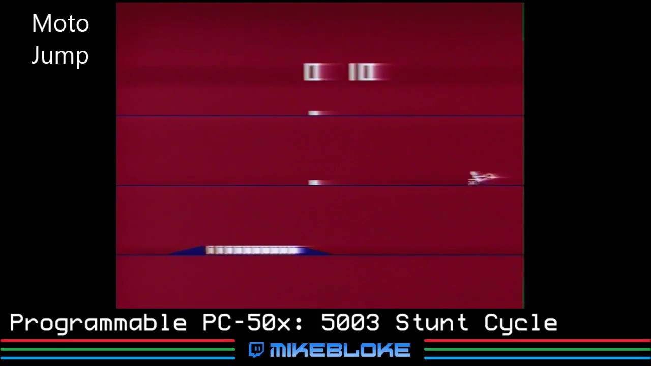 PC-50x (Programmable Cartridge): 5003 Stunt Cycle - YouTube