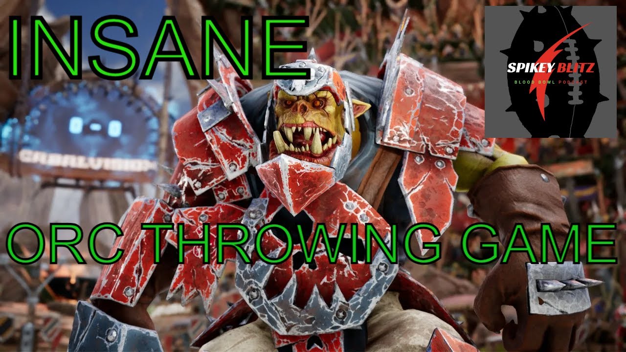 INSANE ORC PLAY ON BLOOD BOWL 3!!!! - YouTube