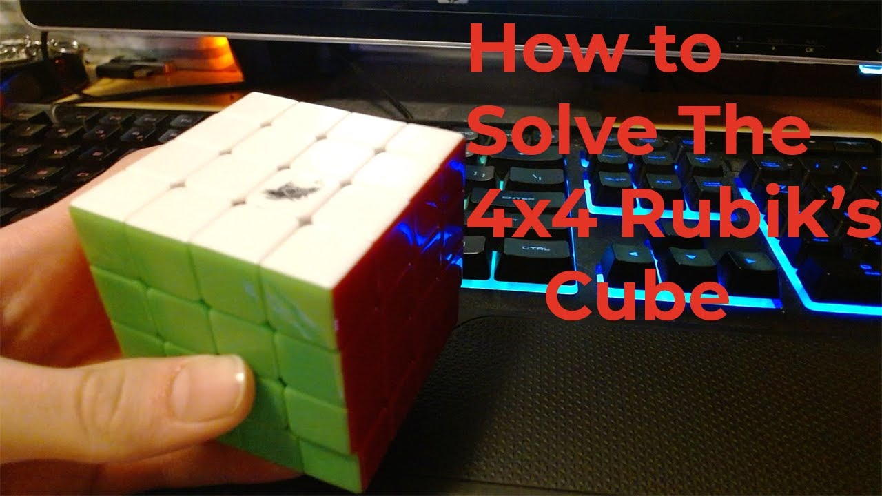 How to solve the 4x4 Rubik's cube! | Beginners Method - YouTube