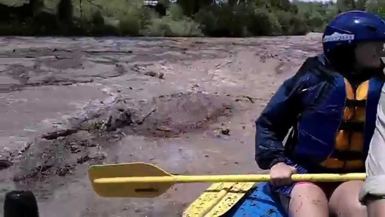 White Water Rafting During Flash Flood - YouTube