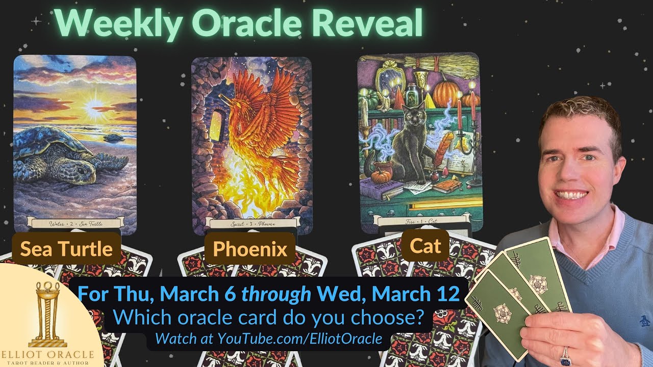 Weekly Oracle Reveal 🔮 | Tarot Reading for March 6th to March 12th ...