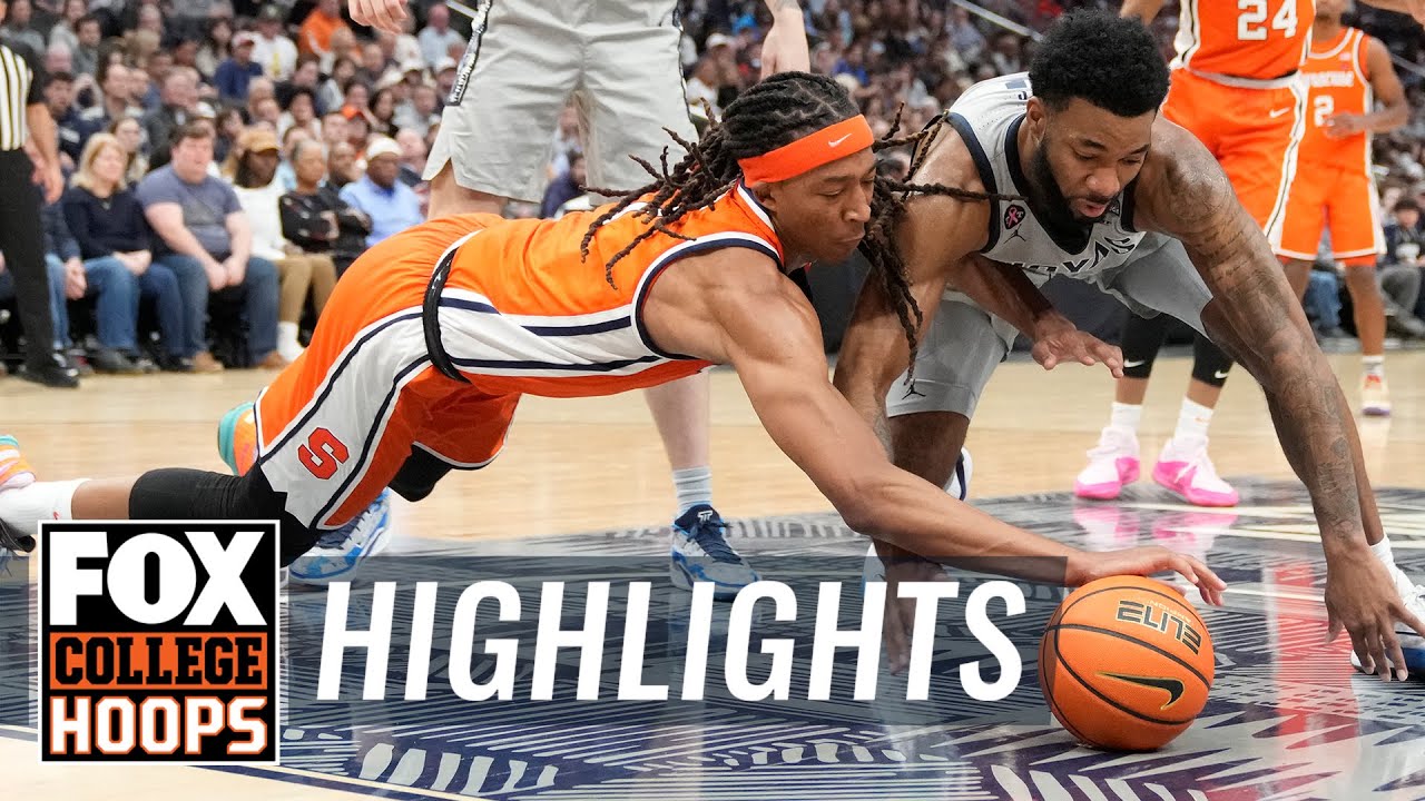 Syracuse Orange vs. Georgetown Hoyas Highlights | CBB on FOX - YouTube