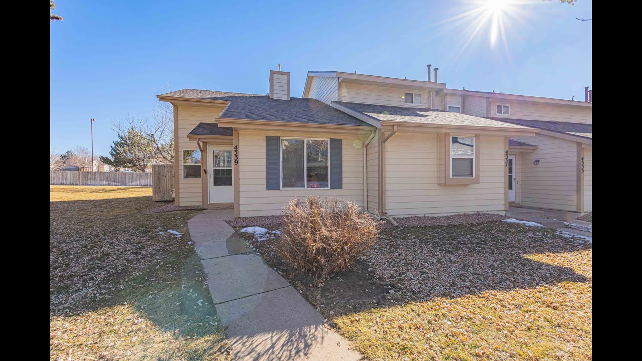 4339 Hunting Meadows CR Unit #6 Colorado Springs, CO 80916 - YouTube