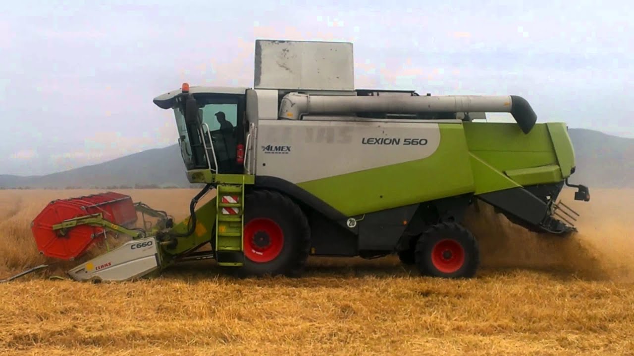 Claas Lexion 560 - YouTube